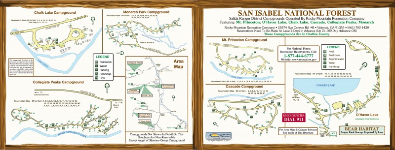 San Isabel Nat Forest Campgrounds/Salida Ranger District - Salida, CO ...