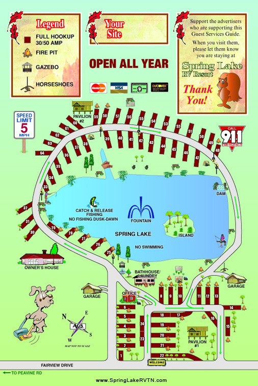 Spring Lake RV Resort - Crossville, TN - RV Parks - RVPoints.com