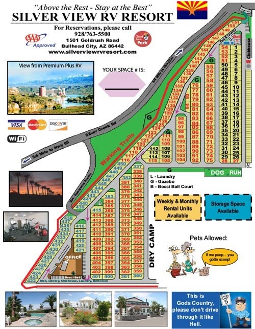 Silver View RV Resort - Bullhead City, AZ - RV Parks - RVPoints.com
