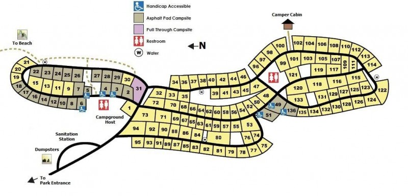 Portage Lake Family Campground - Grass Lake, MI - RV Parks - RVPoints.com