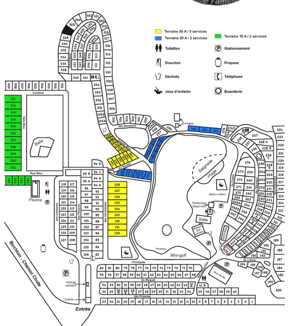 Camping Ruisselet - Cookshire, QC - RV Parks - RVPoints.com