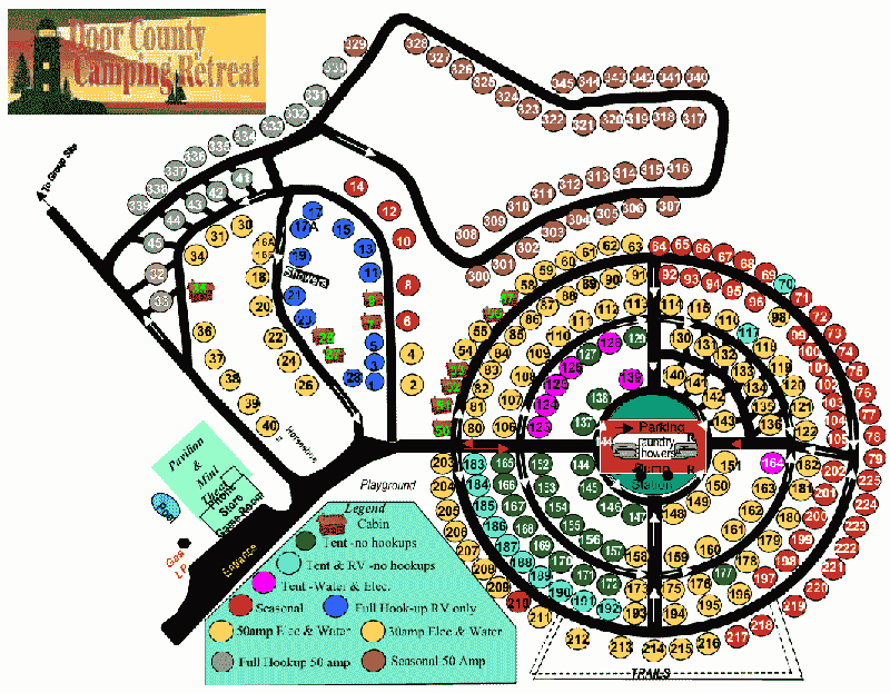 Rustic Timbers - Egg Harbor, WI - RV Parks - RVPoints.com