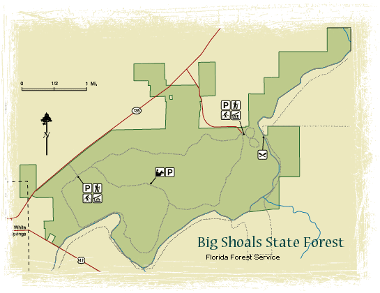 Big Shoals State Park - White Springs, FL - Florida State Parks ...