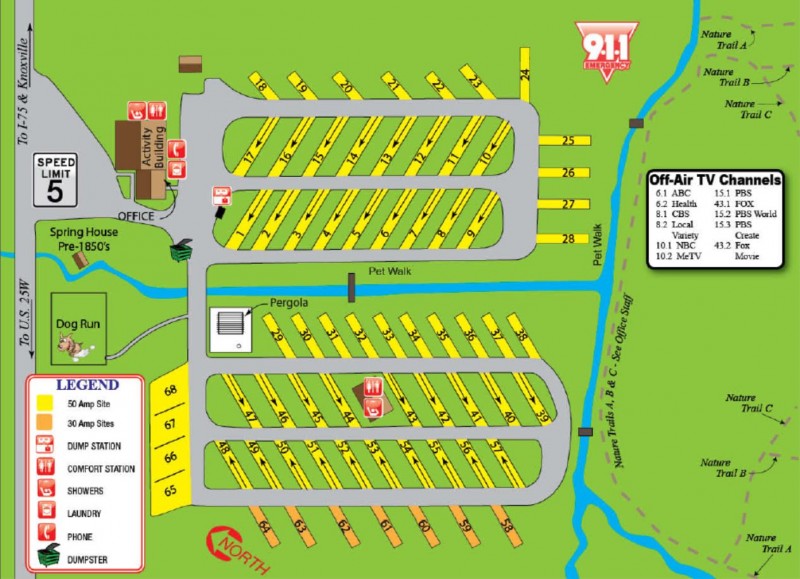 Escapees Raccoon Valley Rv Park - Heiskell, TN - RV Parks - RVPoints.com