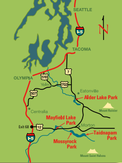 Mayfield Lake Park - Mossyrock, WA - County / City Parks - RVPoints.com