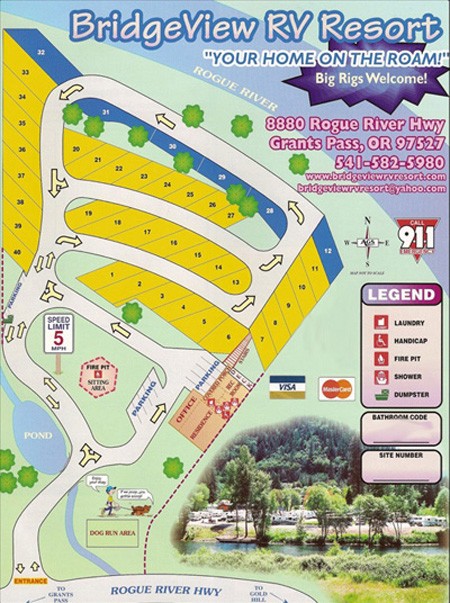 Bridgeview Rv Resort - Grants Pass, OR - RV Parks - RVPoints.com