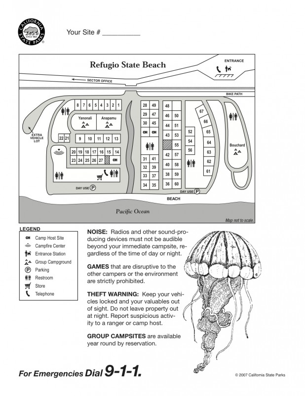 Refugio State Beach - Goleta, CA - RV Parks - RVPoints.com