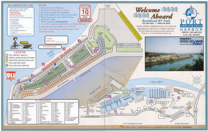 Beachfront RV Park - Harbor, OR - RV Parks - RVPoints.com