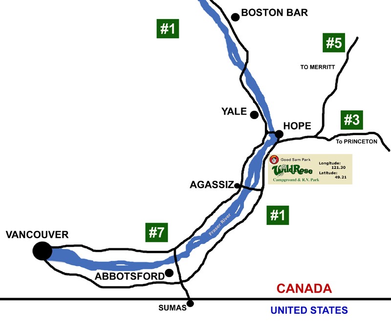 Wild Rose Campground & RV Park - Hope, BC - RV Parks - RVPoints.com