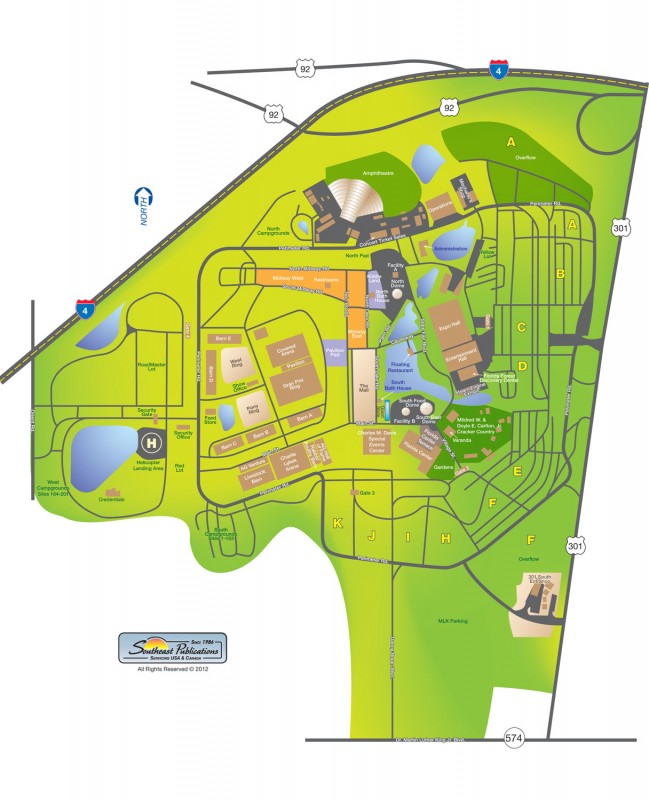 Florida State Fairgrounds Map