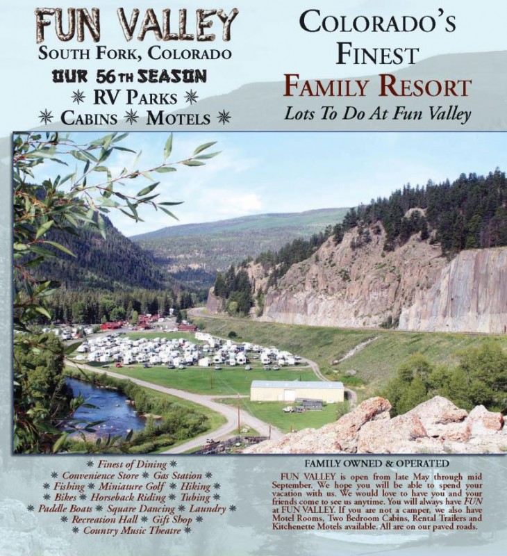 Fun Valley Family Resort - SOUTH FORK, CO - RV Parks - RVPoints.com
