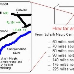 Splash Magic Campground and RV Resort - Northumberland, PA - RV Parks ...